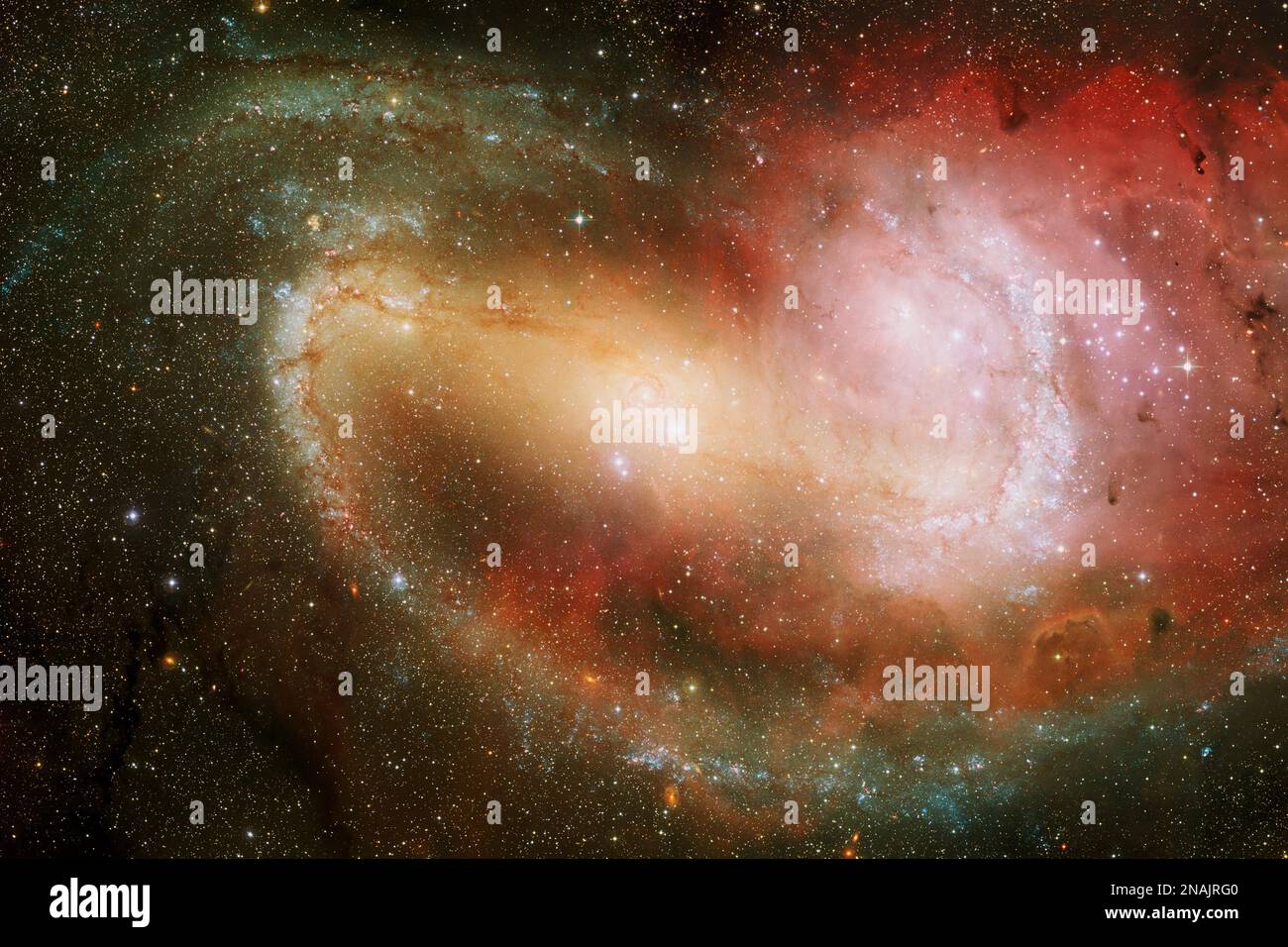 Space background with star field. Science fiction wallpaper. Elements ...