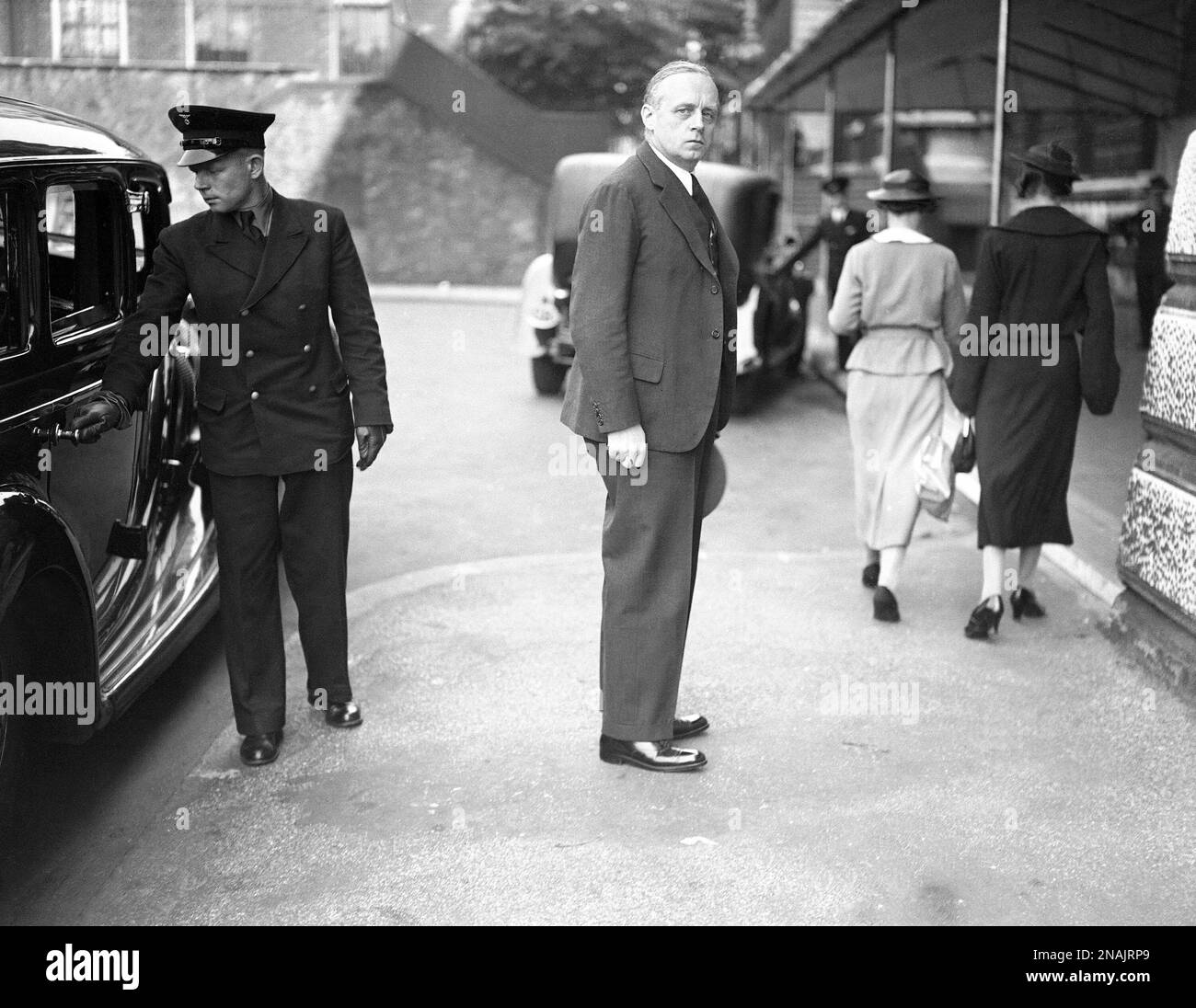 Joachim Von Ribbentrop, German Ambassador, arriving at the Foreign ...