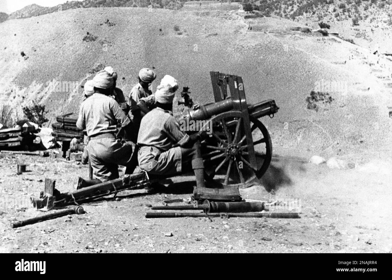 Operations by a strong force of British and Indian troops, assisted by ...