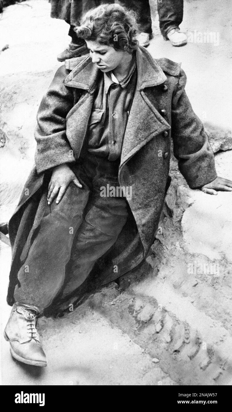 A 16-year-old guerrilla fighter, wounded in the foot during fighting in ...