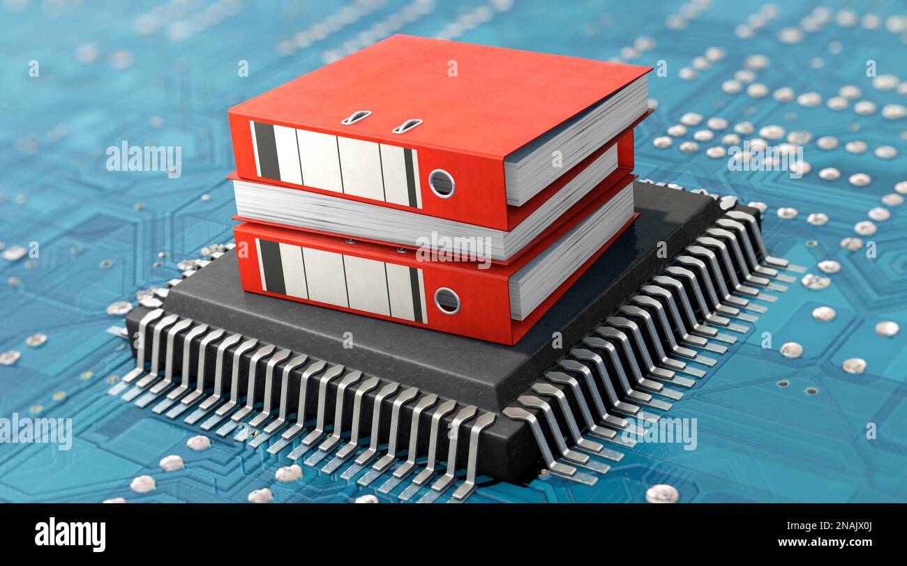 Data processing, data recovery, database, EDP.. Binders on CPU ...