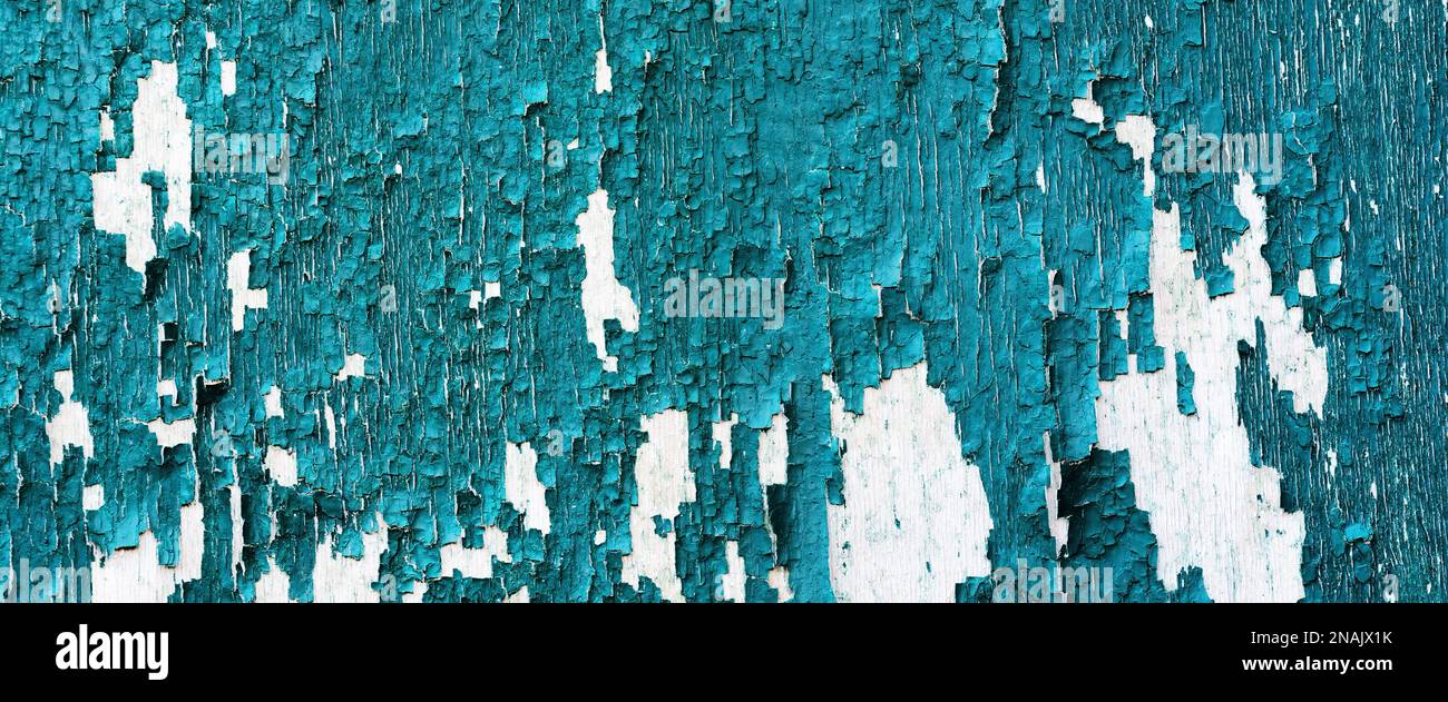 Weathered blue wooden panel hi-res stock photography and images - Alamy
