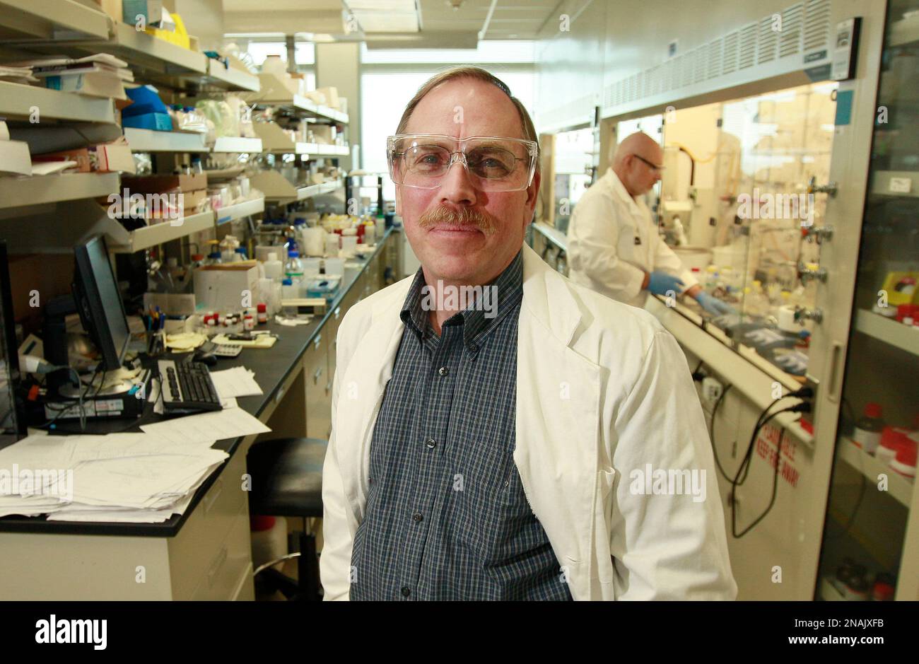 In this Dec. 1, 2011 photo, Bruce Roth, Vice President of Discovery ...