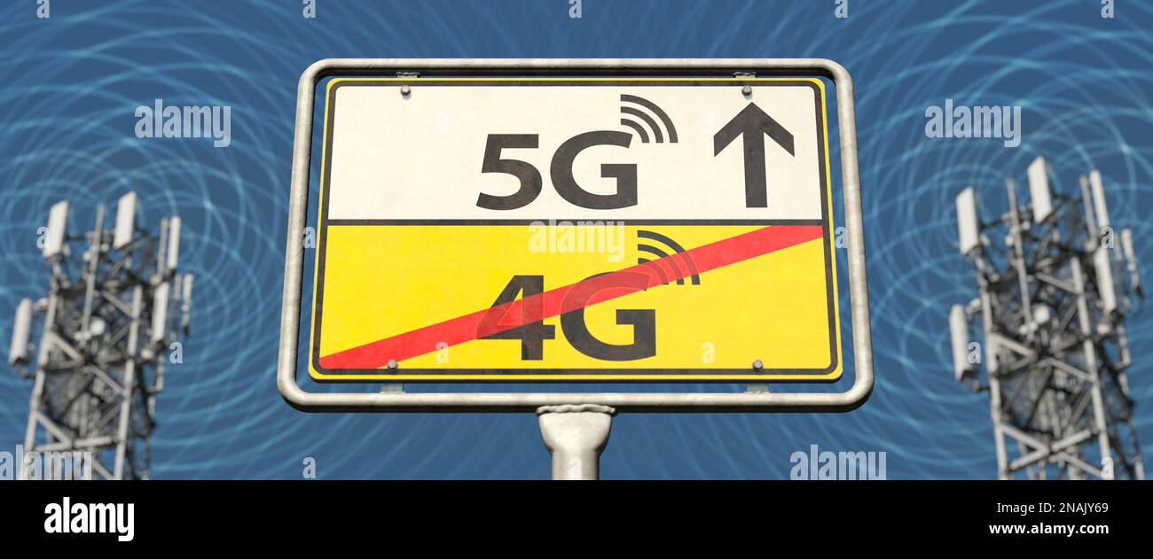 Expansion of the 5G network infrastructure Stock Photo - Alamy