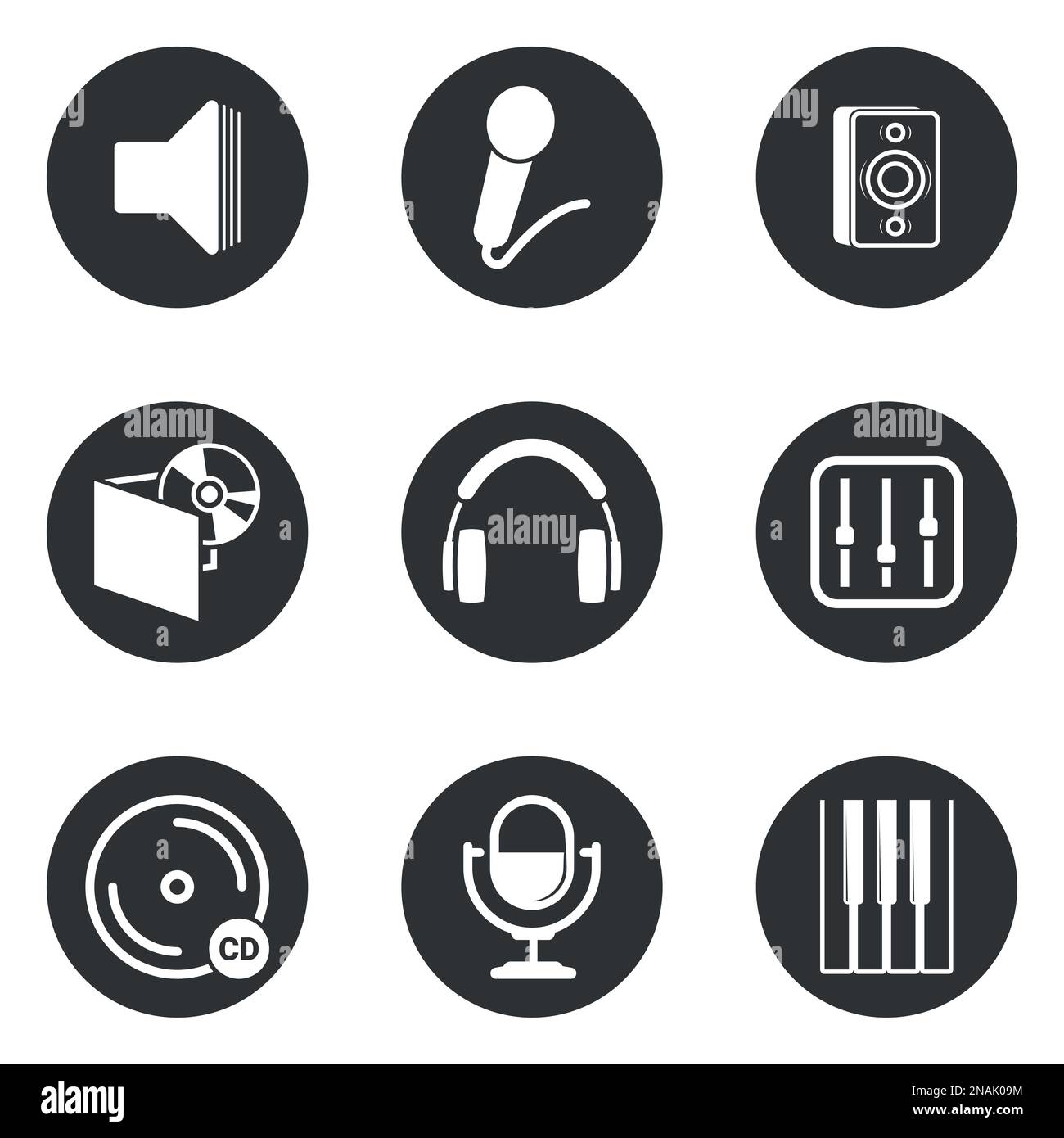 Musical setting Stock Vector Images - Alamy