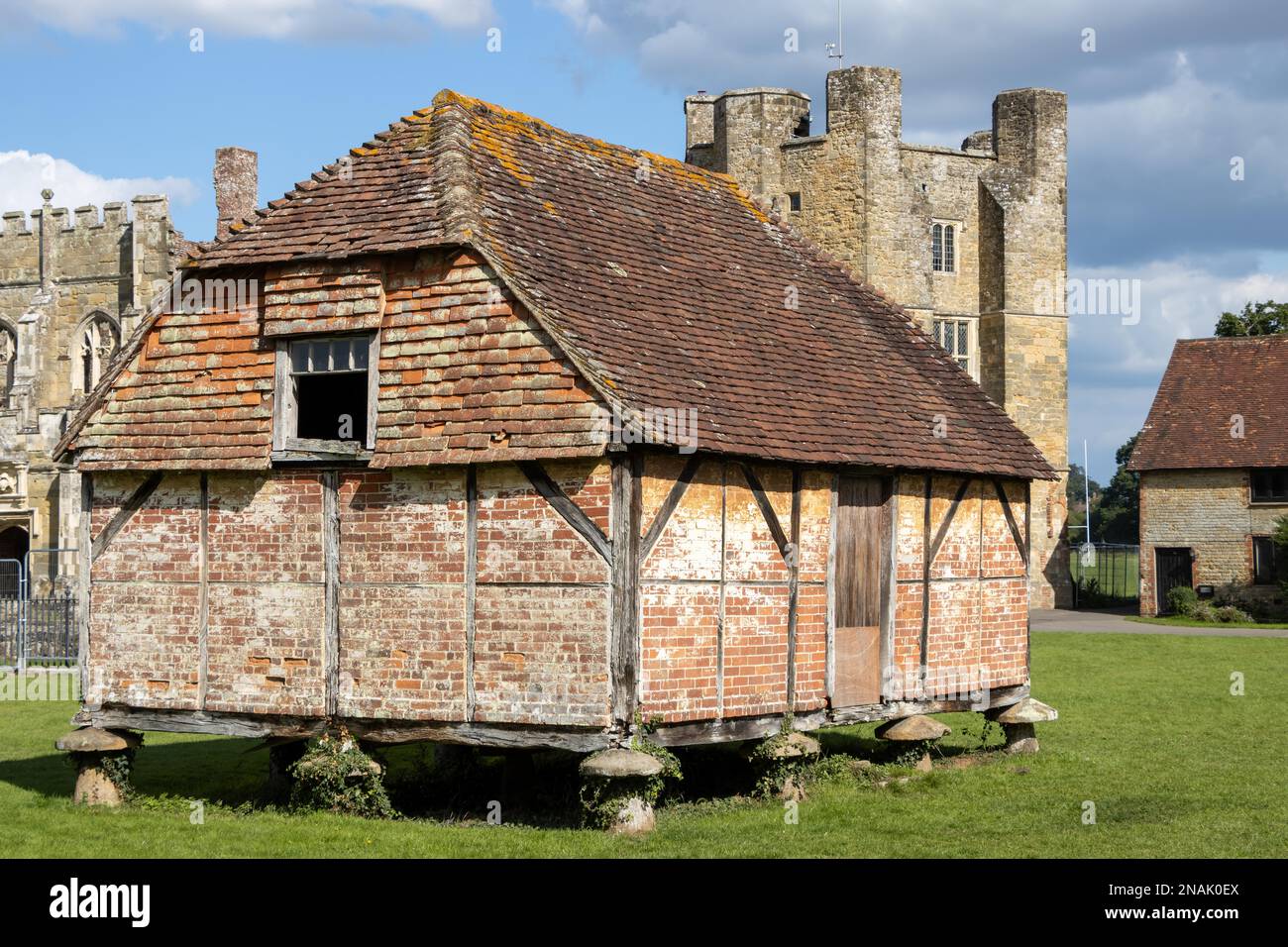 MIDHURST, WEST SUSSEX/UK - SEPTEMBER 1 : View of the Cowdray Castle ...