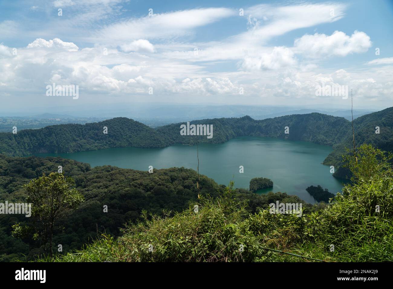 Ngozi (Ngosi) Crater lake in Mbeya, Tanzania, Africa. Second largest ...