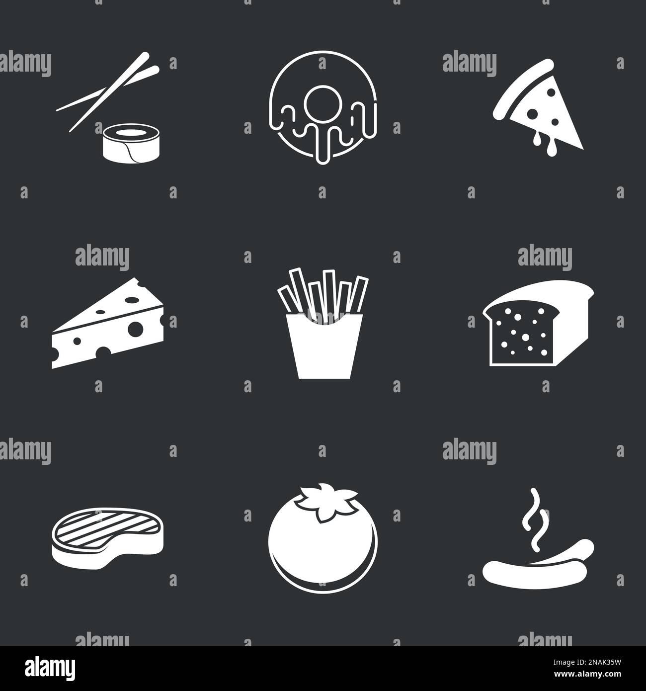 Sandwich food meal theme Stock Vector Images - Alamy
