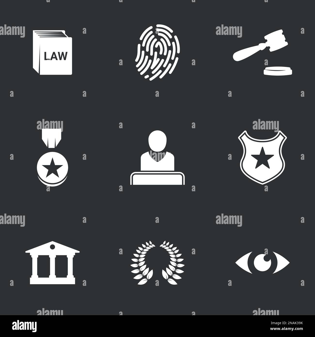 Law justice theme judge Stock Vector Images - Alamy