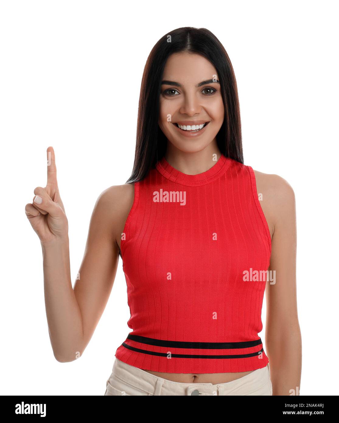 Woman number 1 hand gesture hi-res stock photography and images - Alamy