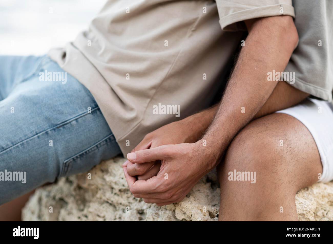 partners holding hands. High resolution photo Stock Photo - Alamy