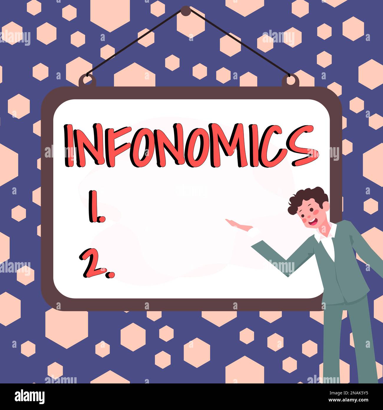 Hand writing sign Infonomics. Business overview visual image used to ...