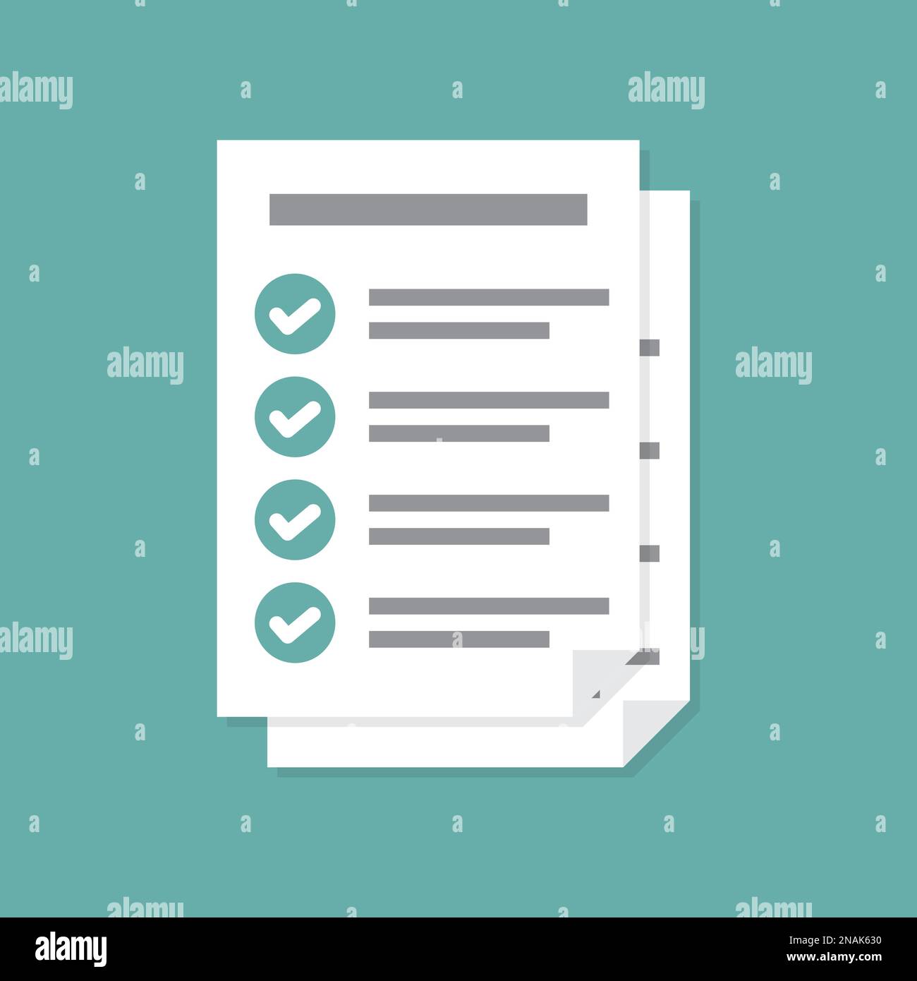 Stack of paper Stock Vector Images - Alamy