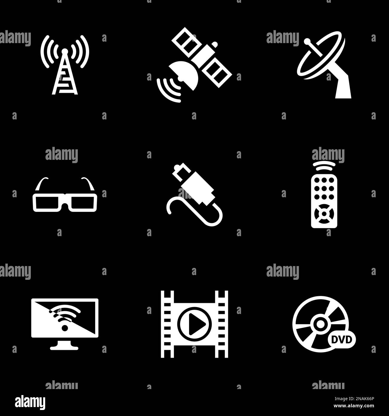Icon tv Black and White Stock Photos & Images - Alamy