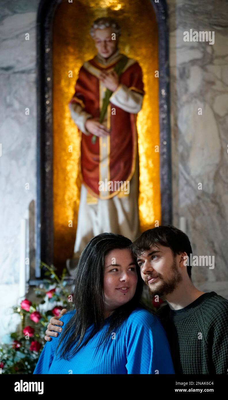 Engaged couple Orla Gavin and Patrick Corcoran who have been blessed by ...