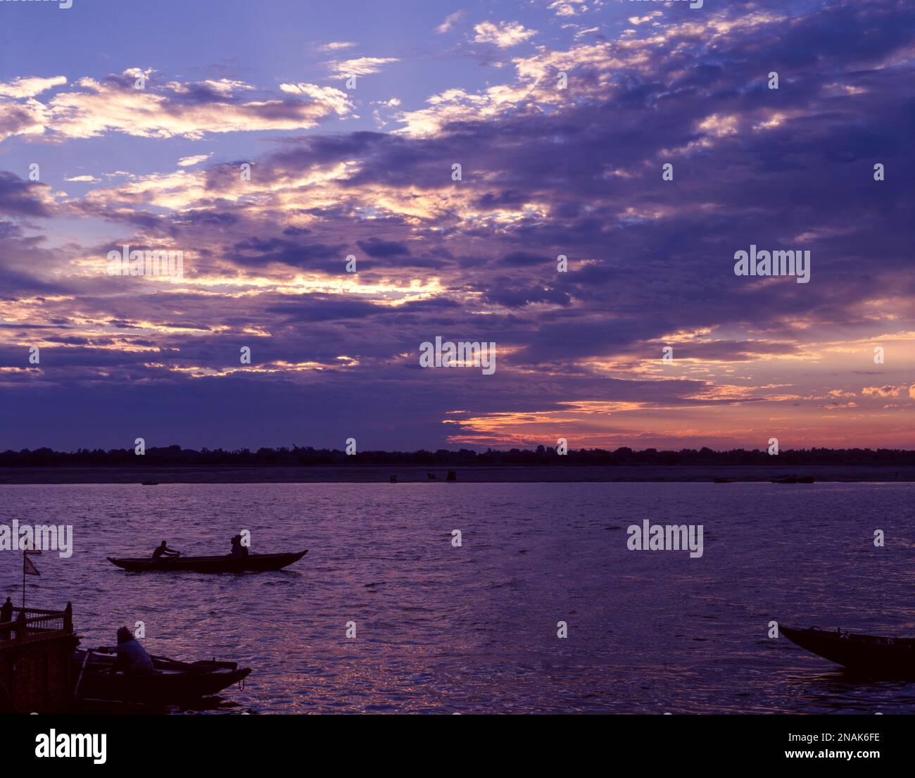 Sunrise, Varanasi, India Stock Photo - Alamy