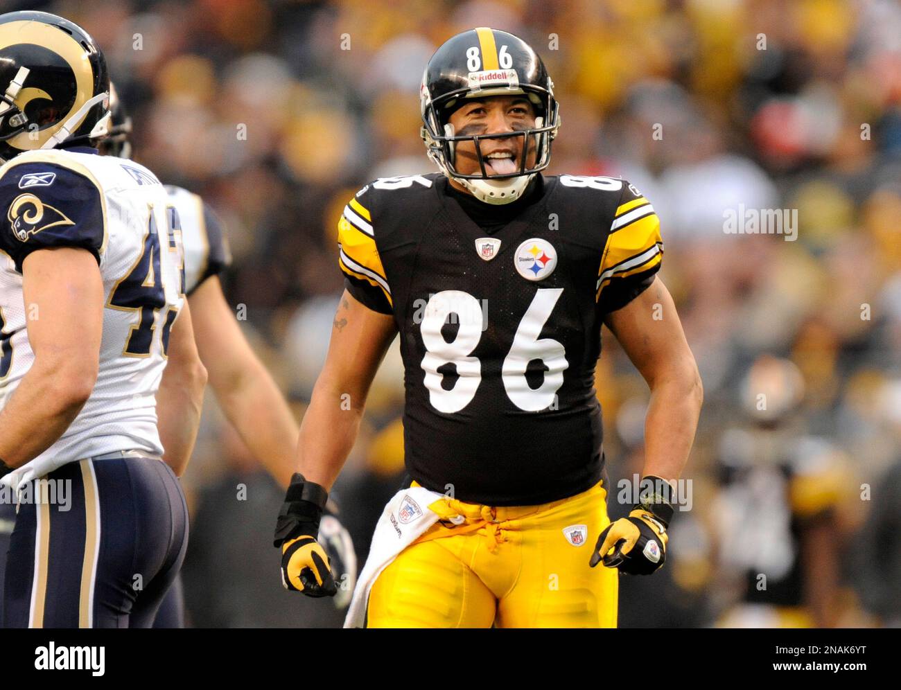 Pittsburgh Steelers wide receiver Hines Ward (86) celebrates after a ...