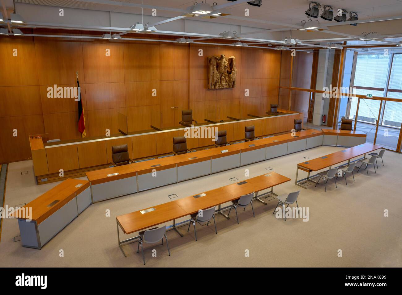 Courtroom interior architecture hi-res stock photography and images - Alamy