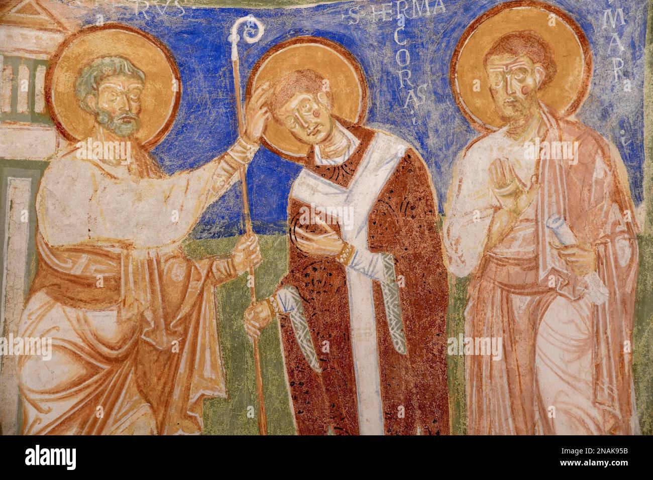 Hermagoras is consecrated bishop by Simon Peter in the presence of St ...