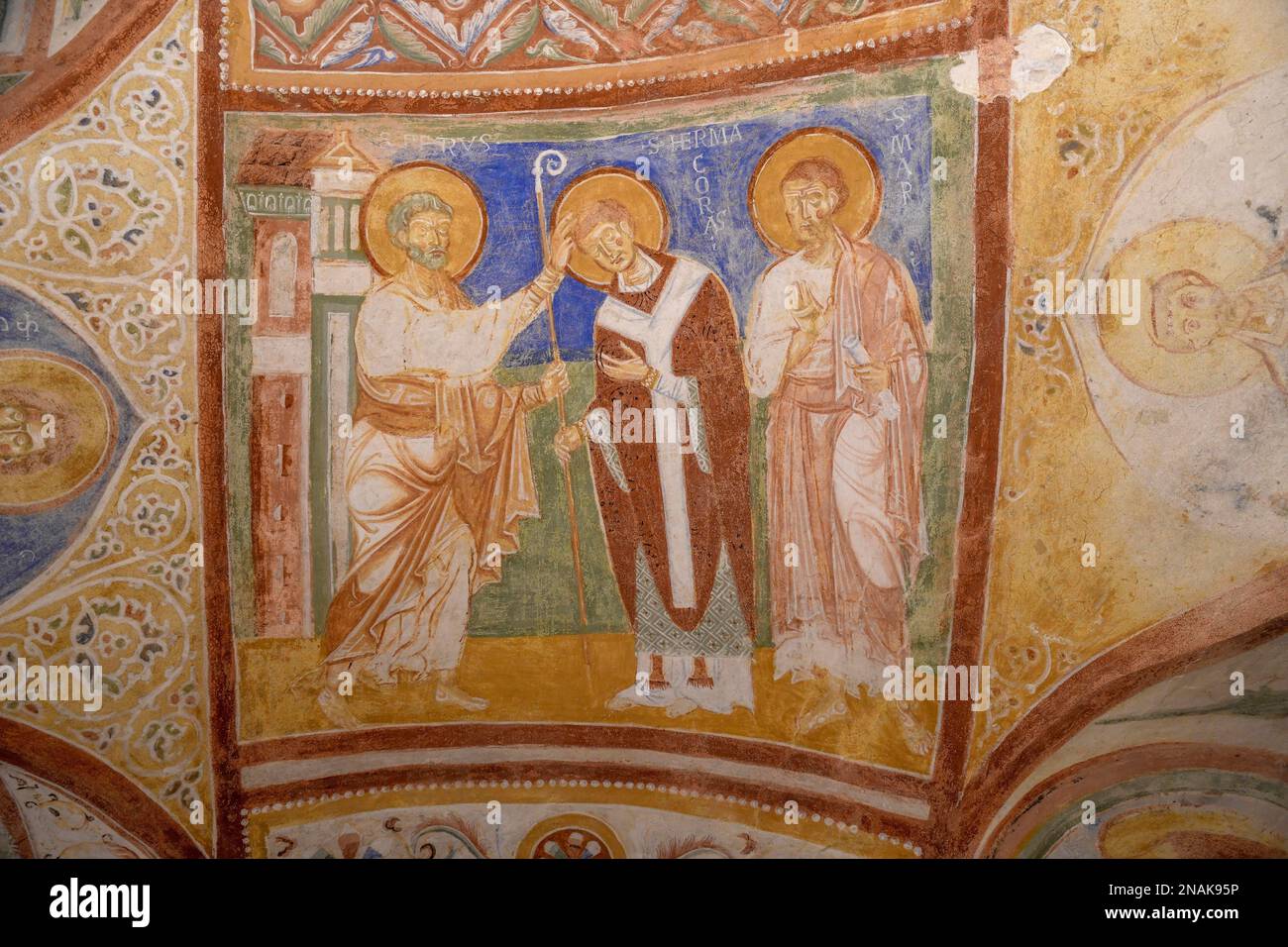 Hermagoras is consecrated bishop by Simon Peter in the presence of St ...