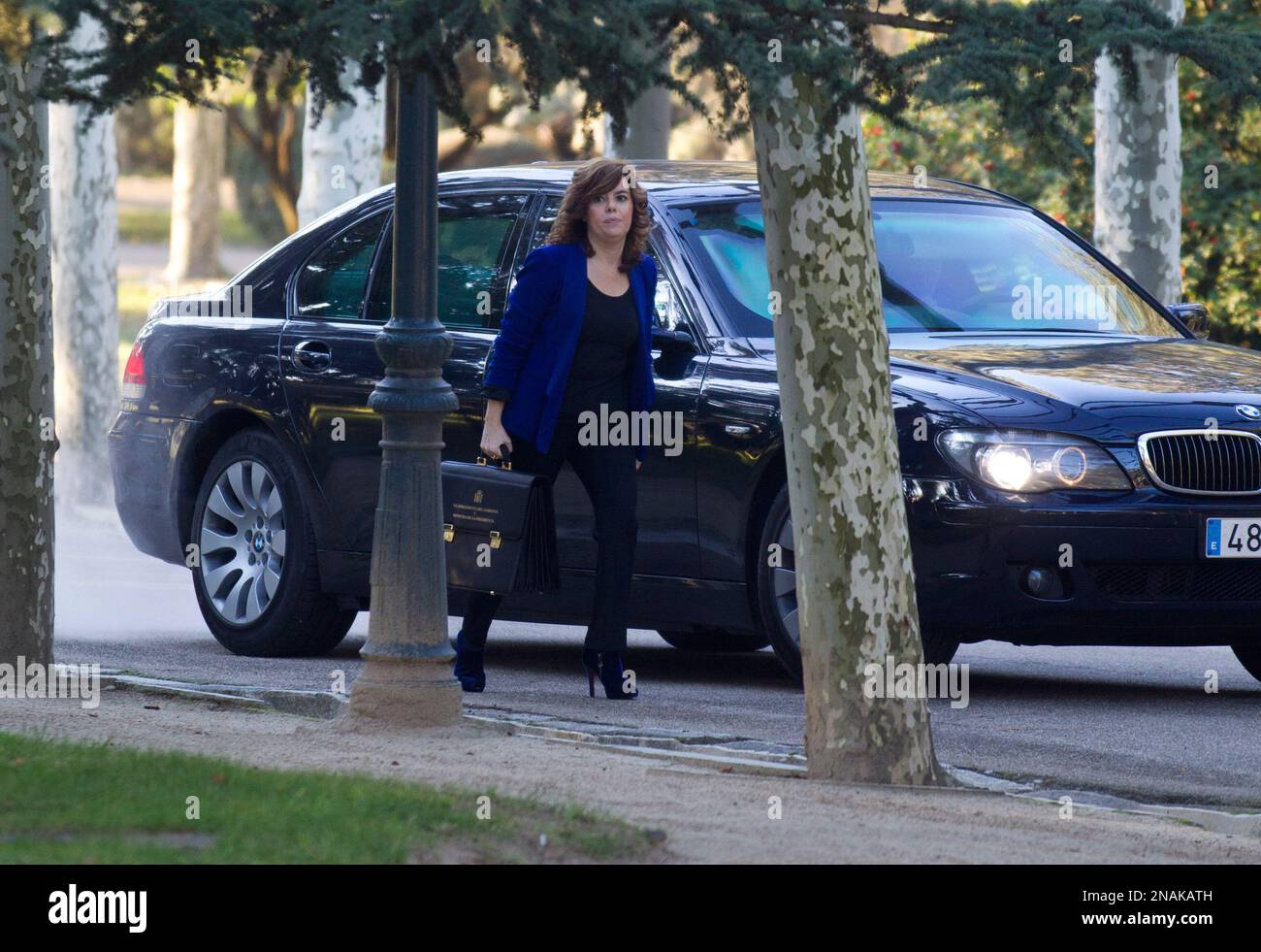 Government spokeswoman and deputy premier Soraya Saenz de Santamaria ...