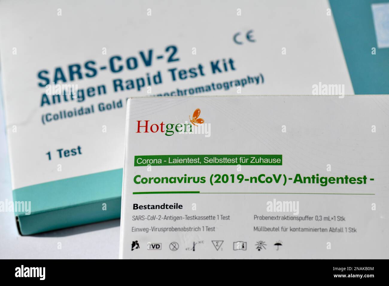 Covid-19 antigen test kits, Sars-CoV-2, Corona virus, pandemic, Germany ...