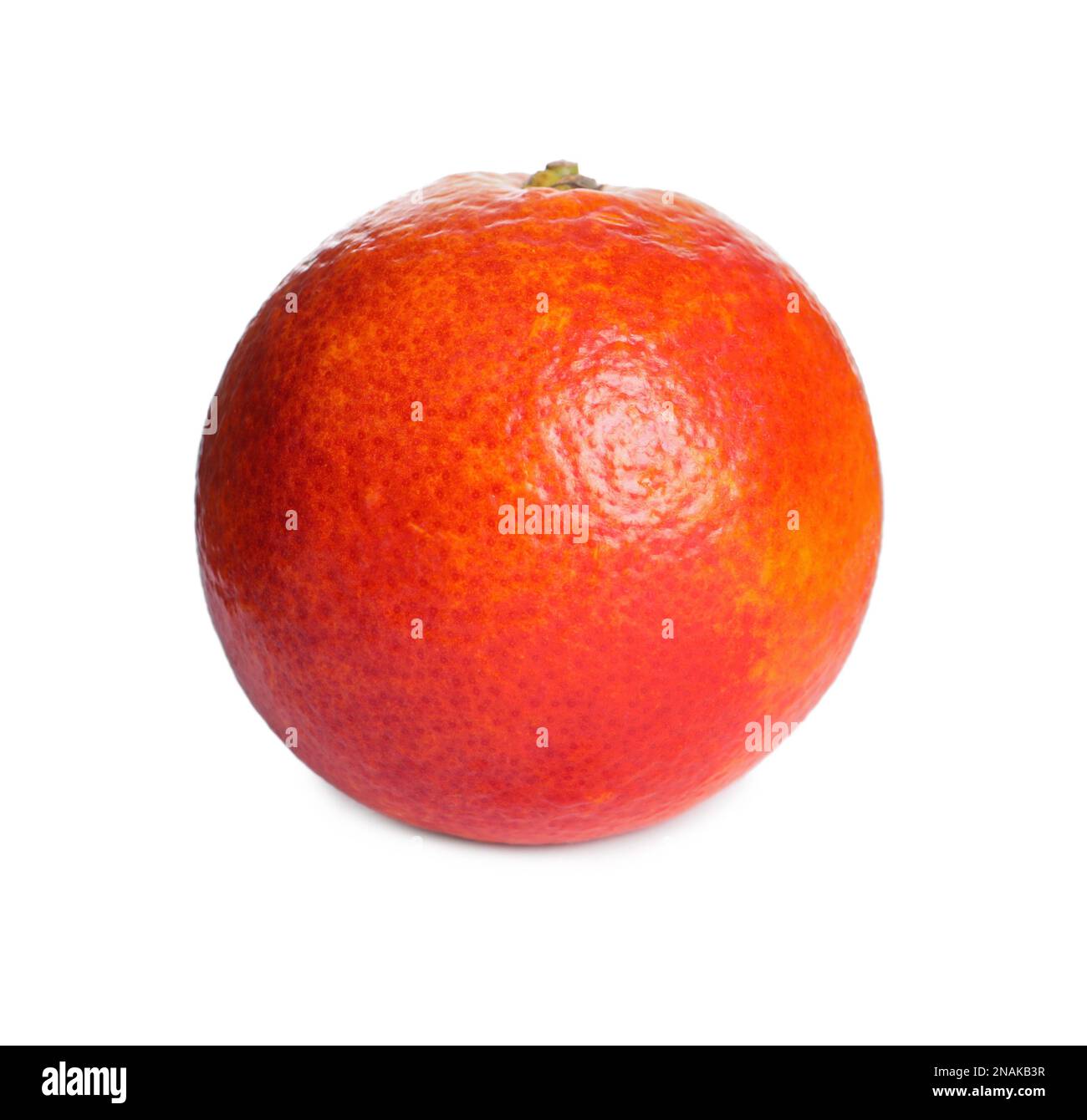 Whole ripe red orange isolated on white Stock Photo - Alamy
