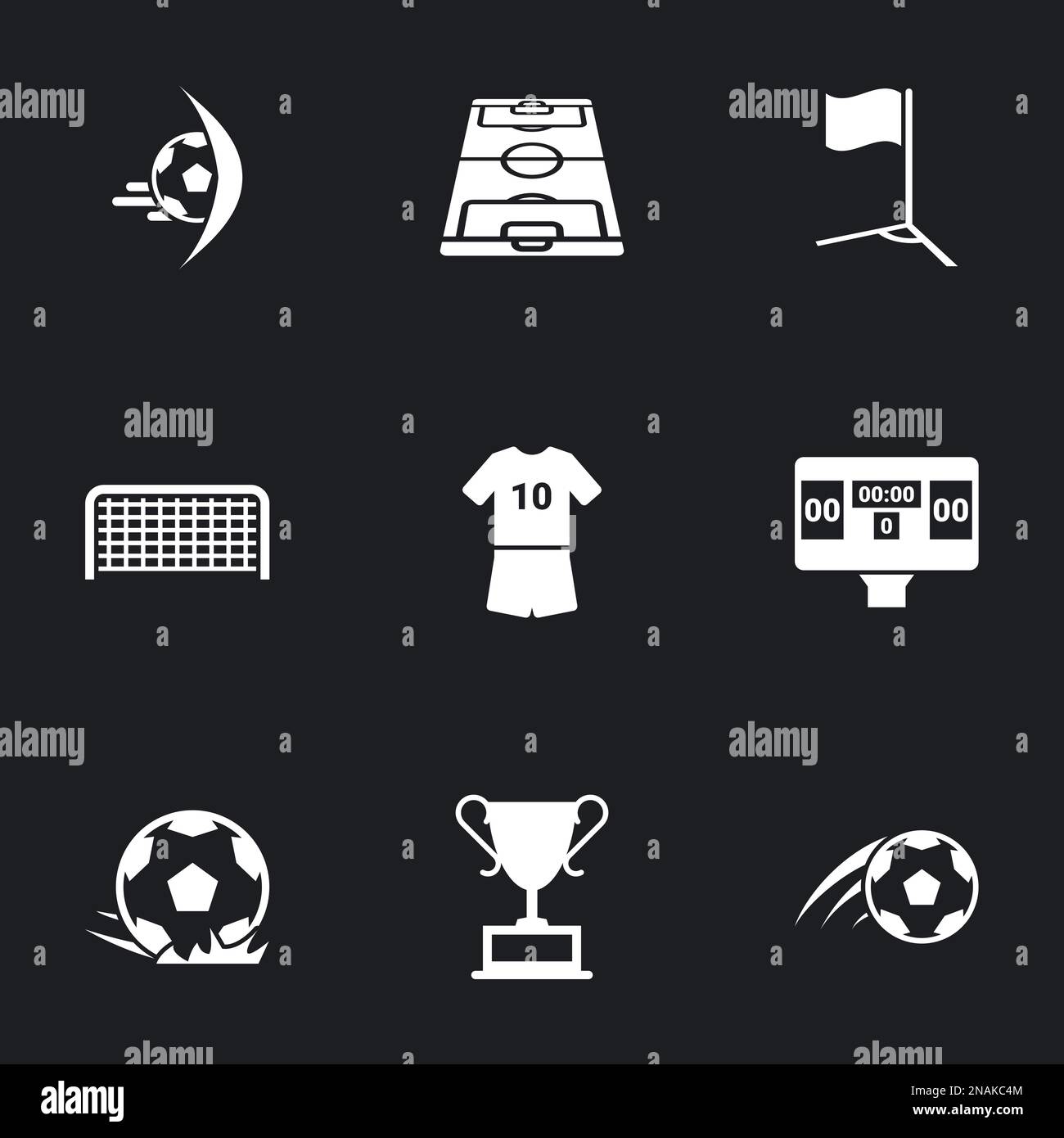 Soccer theme Stock Vector Images - Alamy