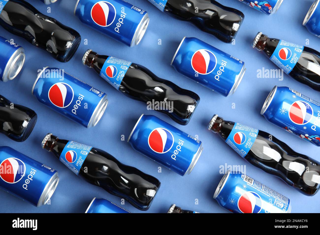 Pepsi can blue background hi-res stock photography and images - Alamy