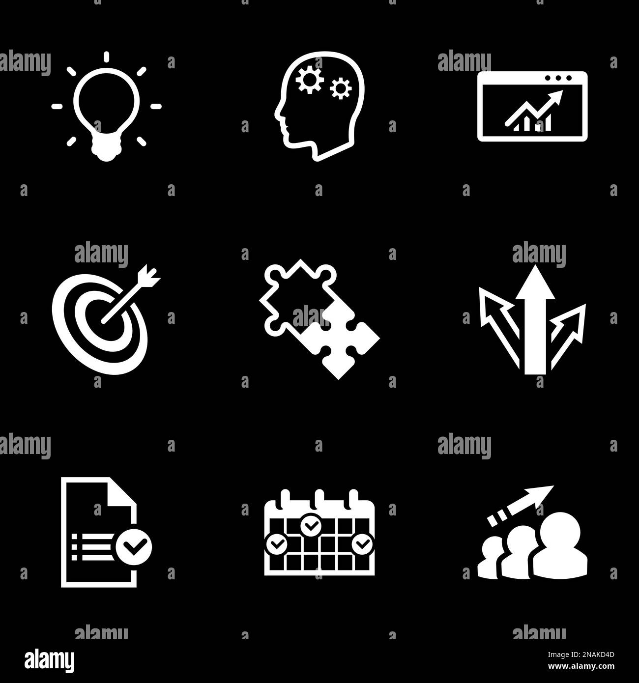 Calendar growth chart icon business Stock Vector Images - Alamy