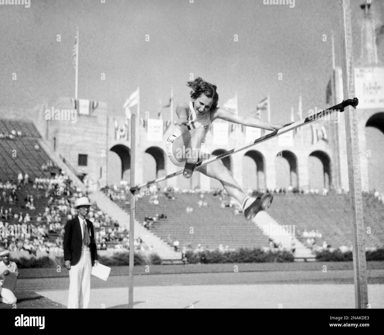 American athlete Jean Shiley from Philadelphia, captain of the U.S ...