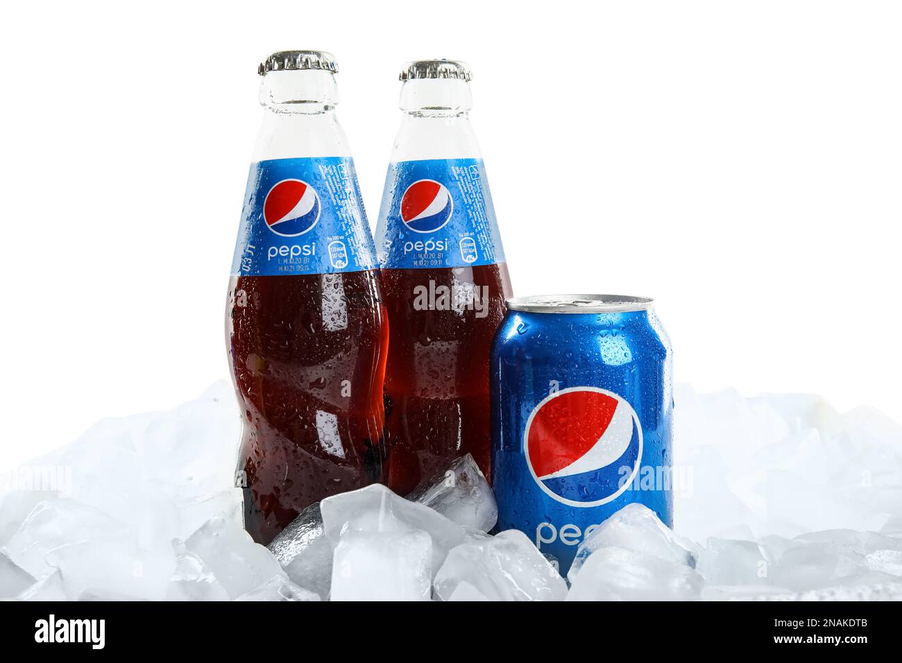Pepsi can blue background hi-res stock photography and images - Alamy