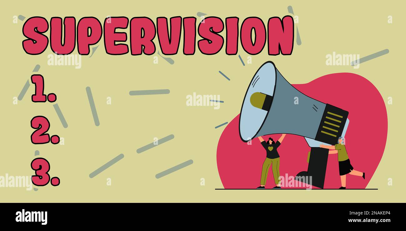 Conceptual display Supervision. Business overview monitoring and ...