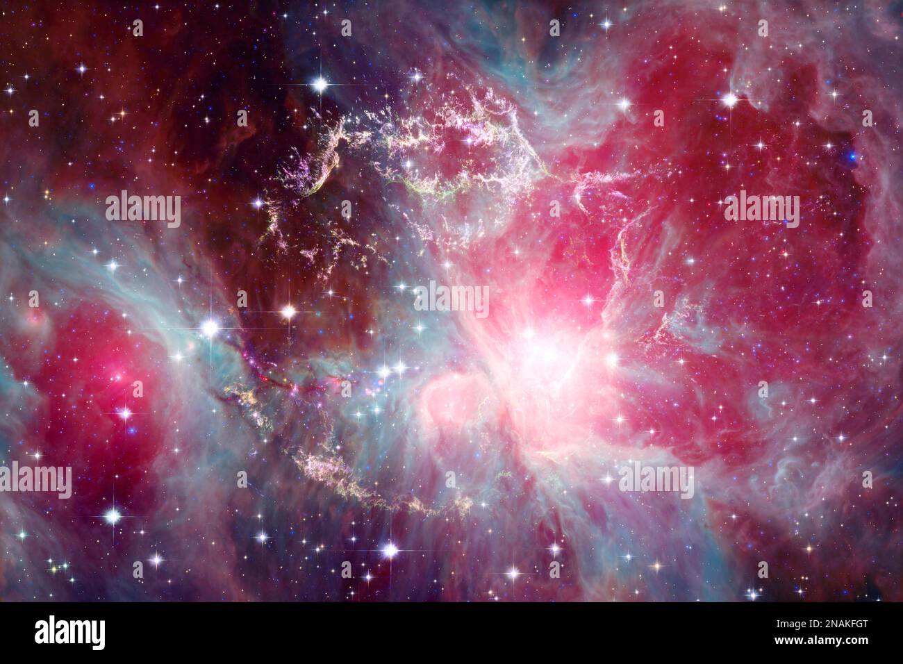 Cluster of stars. Starfield. Nebula. Elements of this image furnished ...