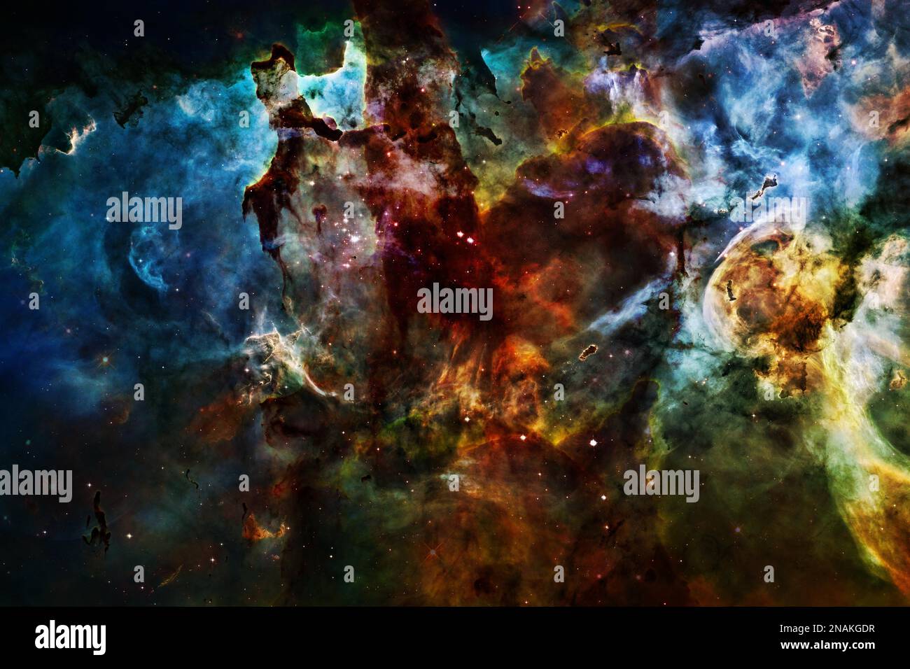 Deep space. Awesome science fiction render. Elements of this image ...