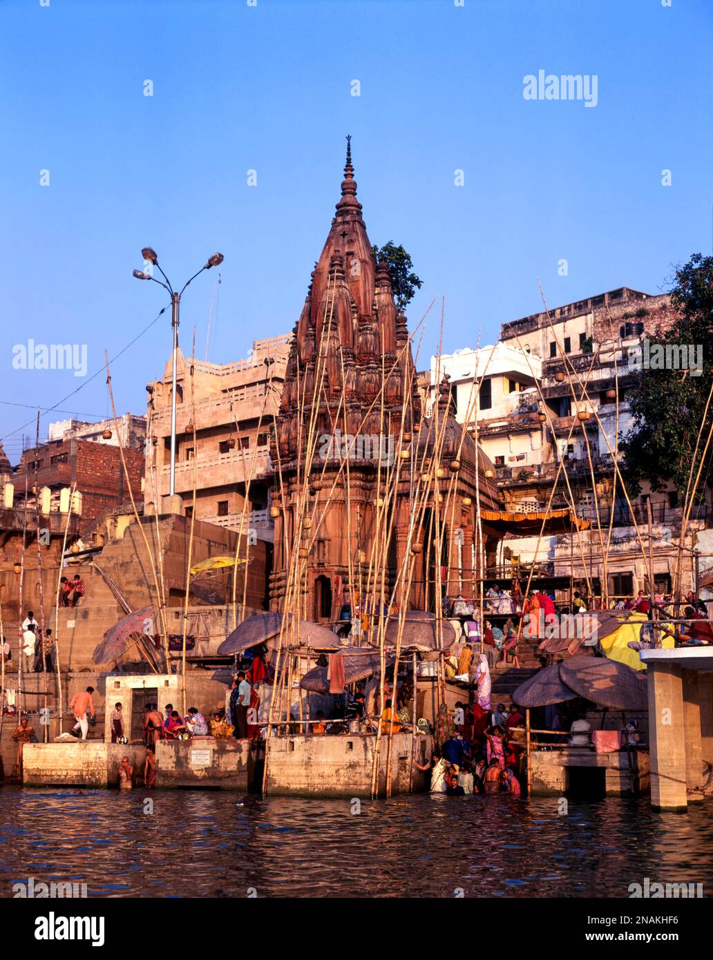 The Grandeur of the Manikarnika Ghat all the various 'Landings' and ...