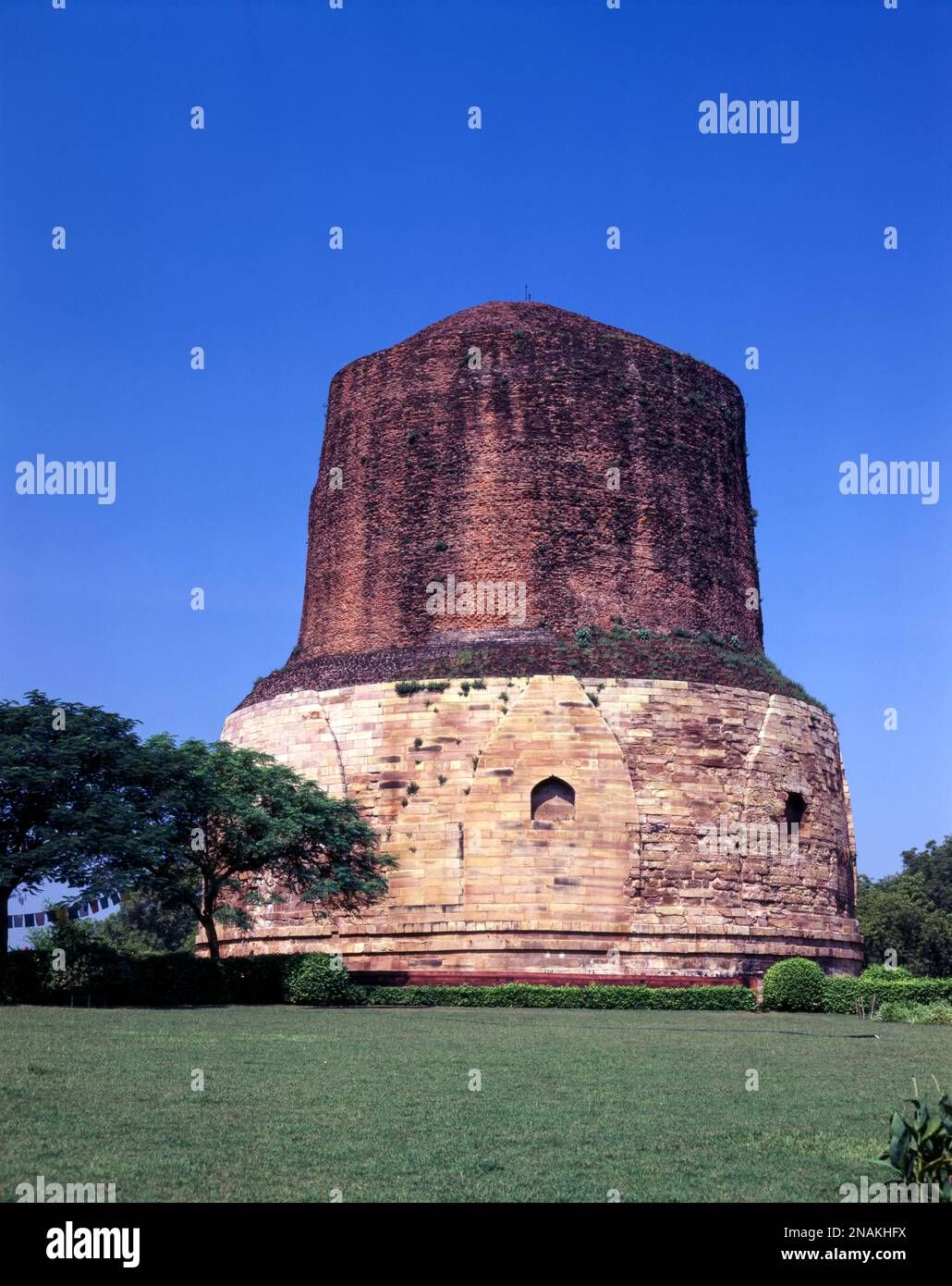 The Dhamekh stupa at Sarnath where the Buddha Preached his First Sermon ...