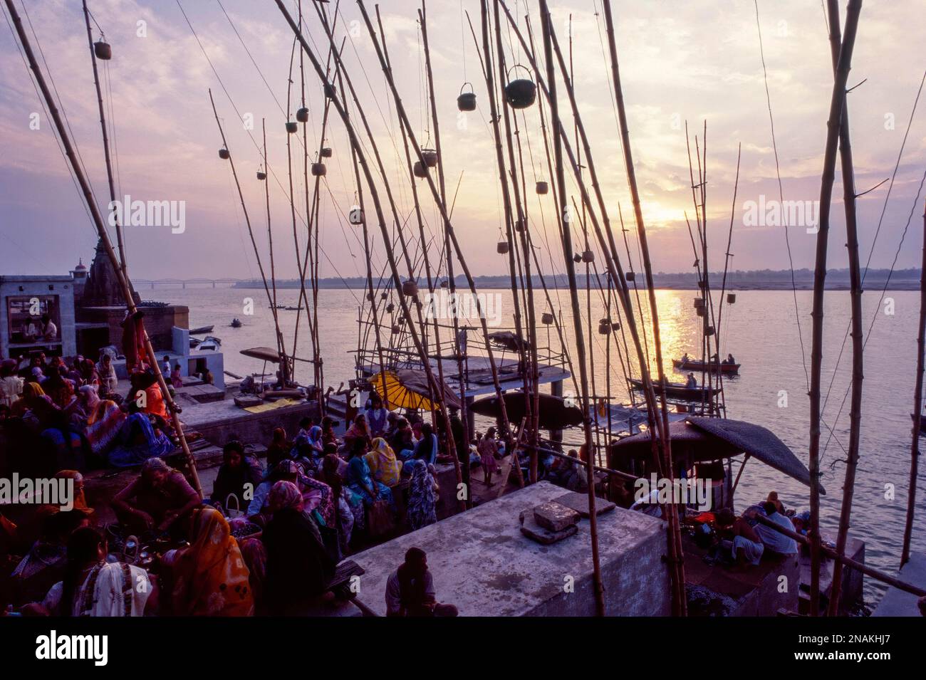 Akash Deep, oil lamps in wicker baskets suspended on bamboo poles are ...