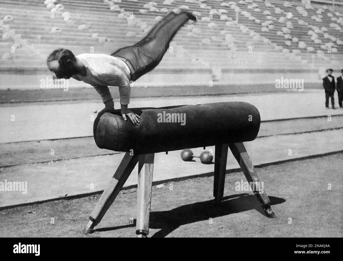Member of the German gymnastics team Karl Schumann (also Carl Schuhmann ...