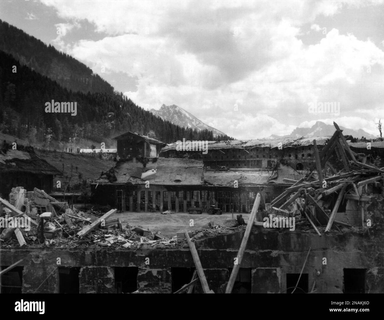 This is what's left of Hitler’s infamous retreat in the mountains above ...