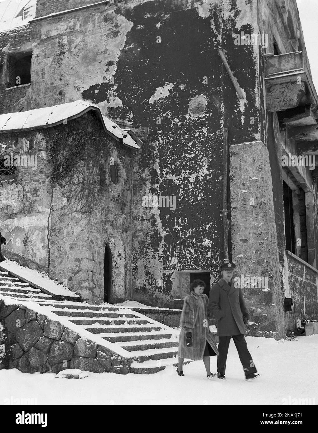Hitler’s famous “Berghof” (mountain house) is only a bomb-ripped, fire ...