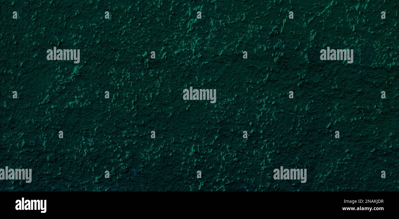 Teal colored abstract wall background with textures of different shades ...