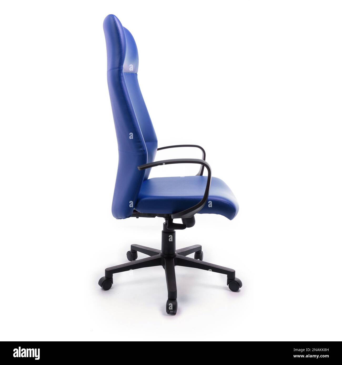 Studio shot of an office arm chair isolated on white background Stock ...