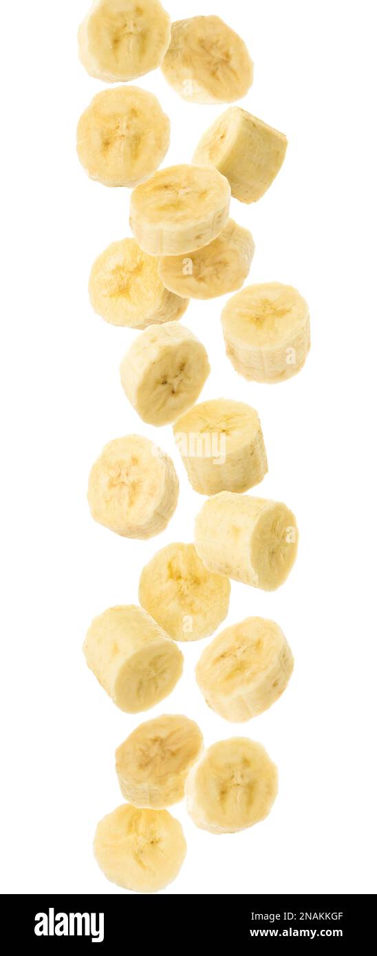 Bananas falling hi-res stock photography and images - Alamy