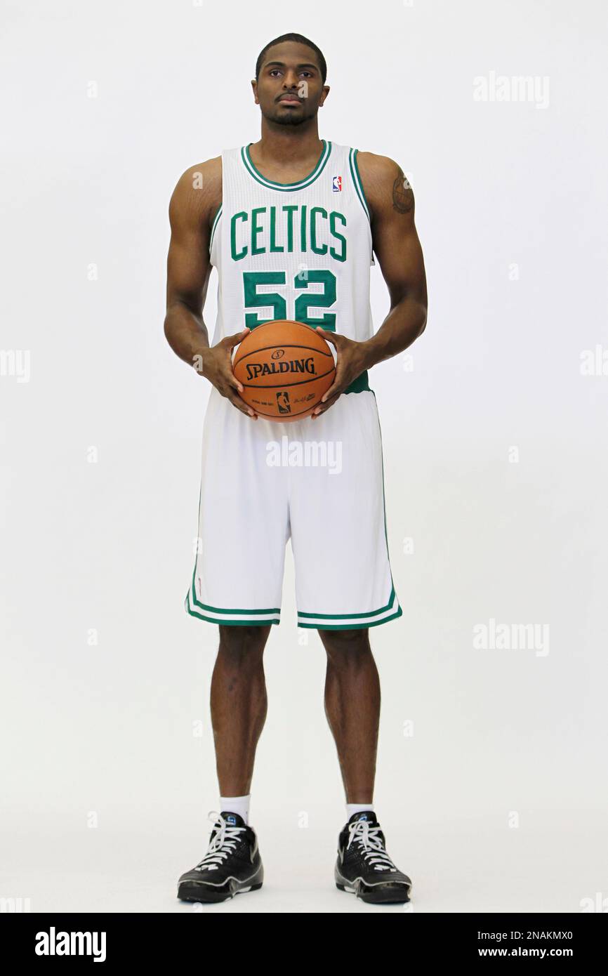 Boston Celtics NBA basketball player Jamal Sampson poses during ...