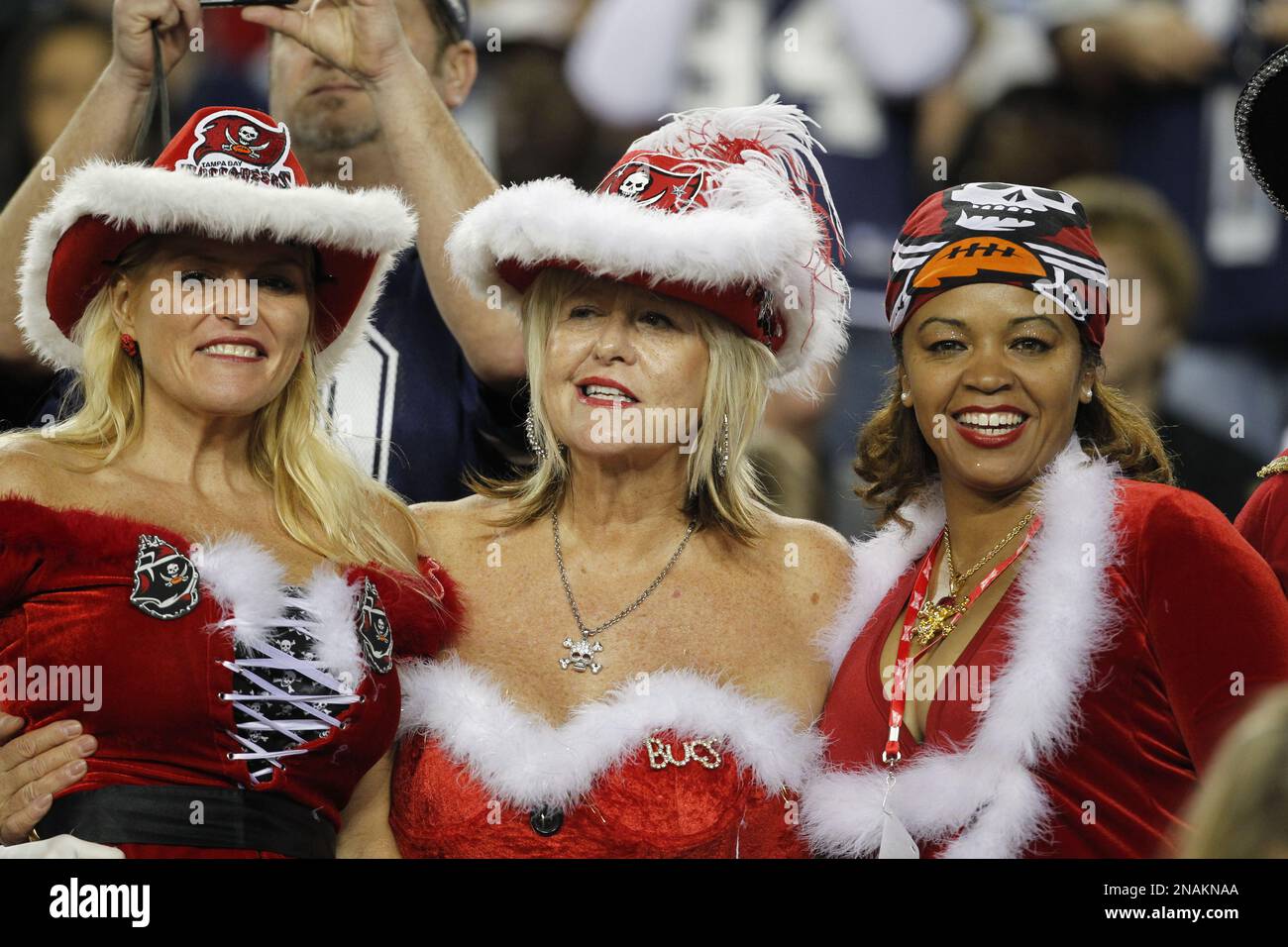 Tampa Bay Buccaneers fan celebrate a first down during a game between ...