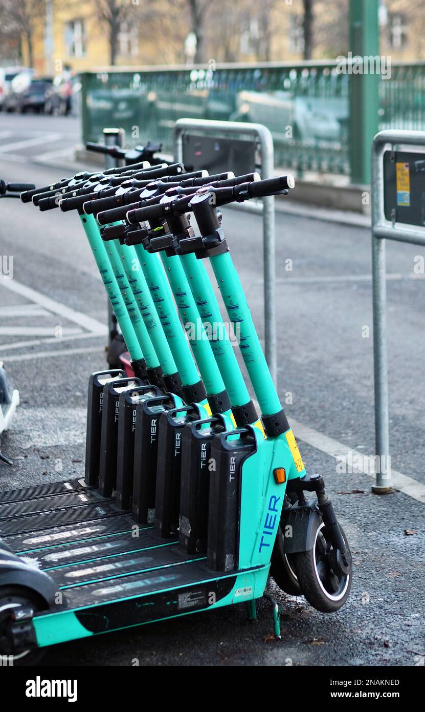 Berlin Scooter Sharing Stock Photo - Alamy