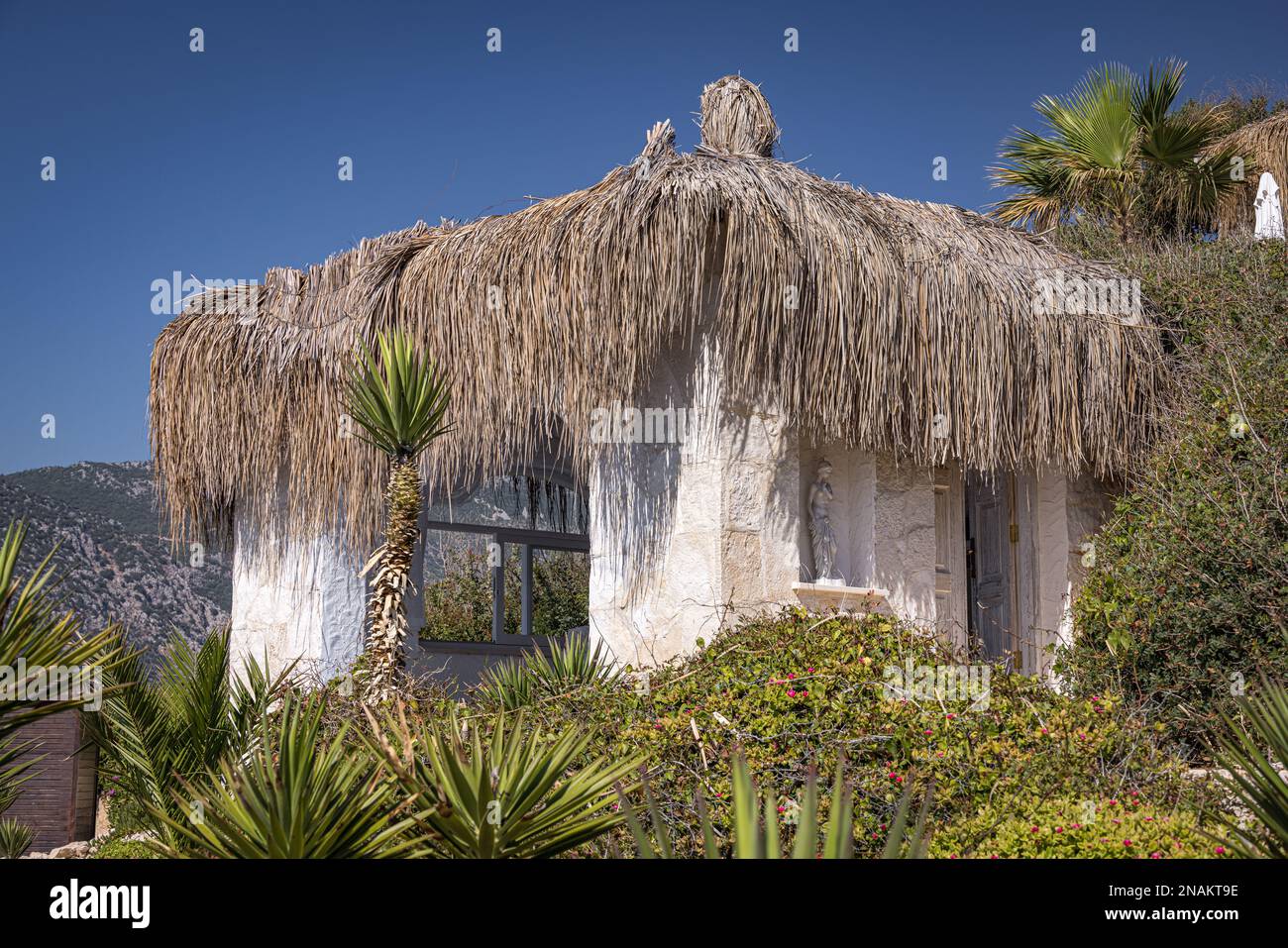 Traditional round hut thatched hi-res stock photography and images - Alamy