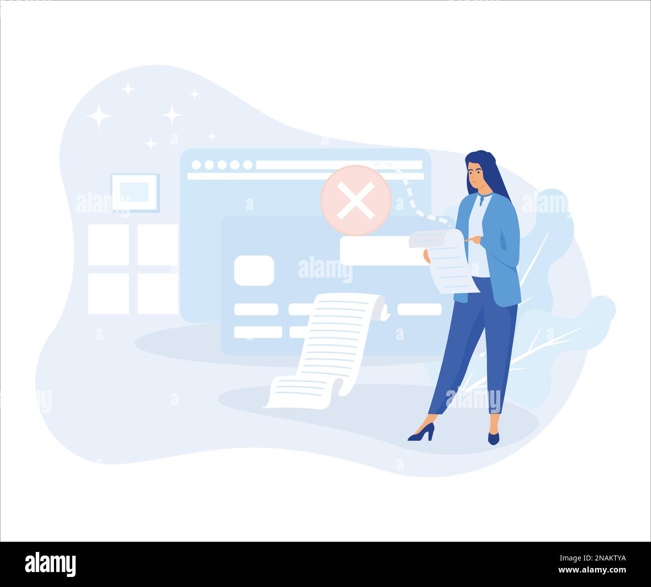 Characters having financial problems, debts and loans. People holding ...