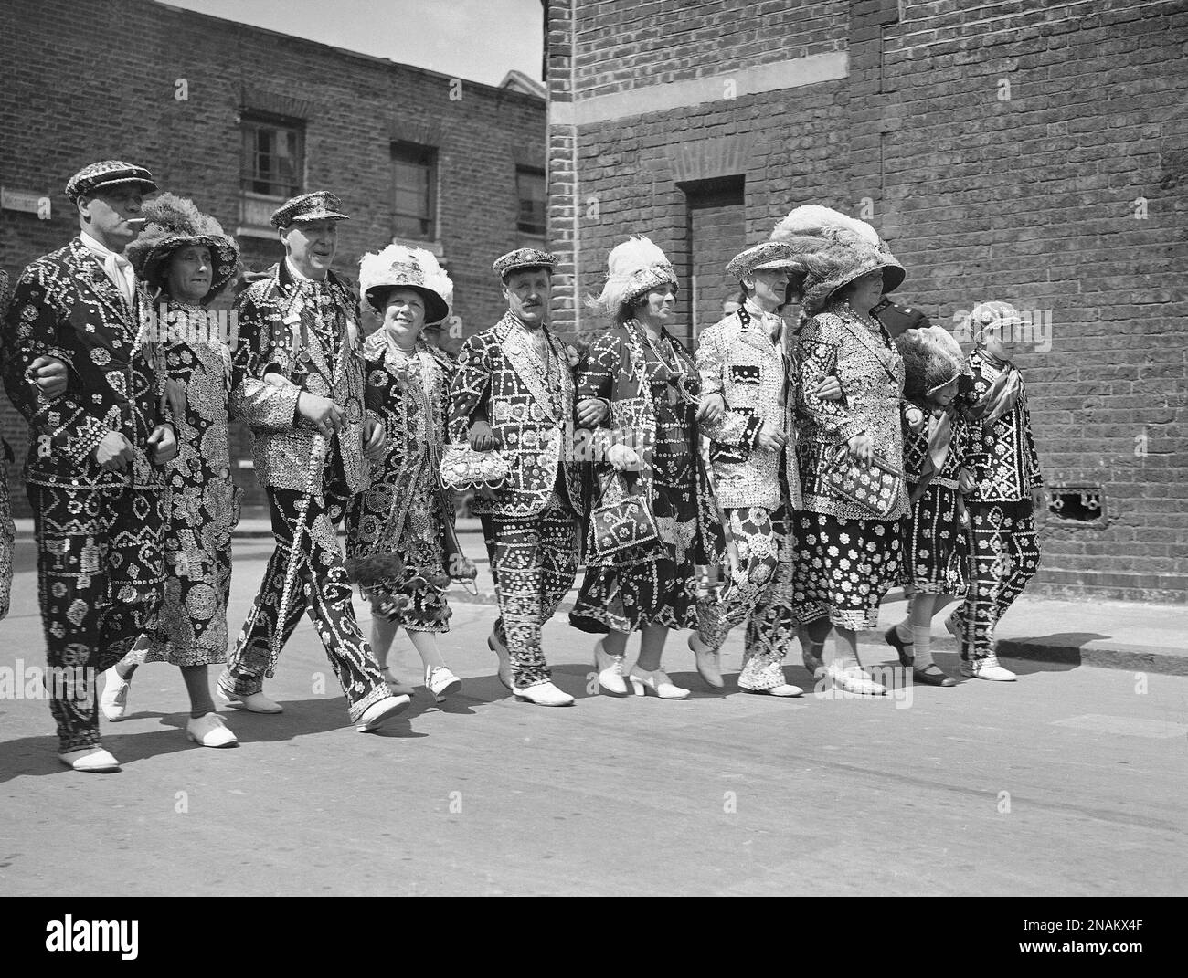 A special service for pearly Kings and Queens, licensed victuallers and ...
